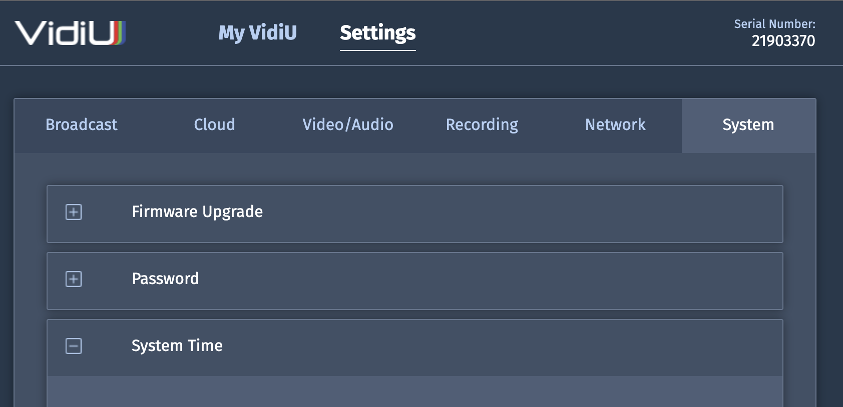 Vidiu Pro - overlay time is wrong