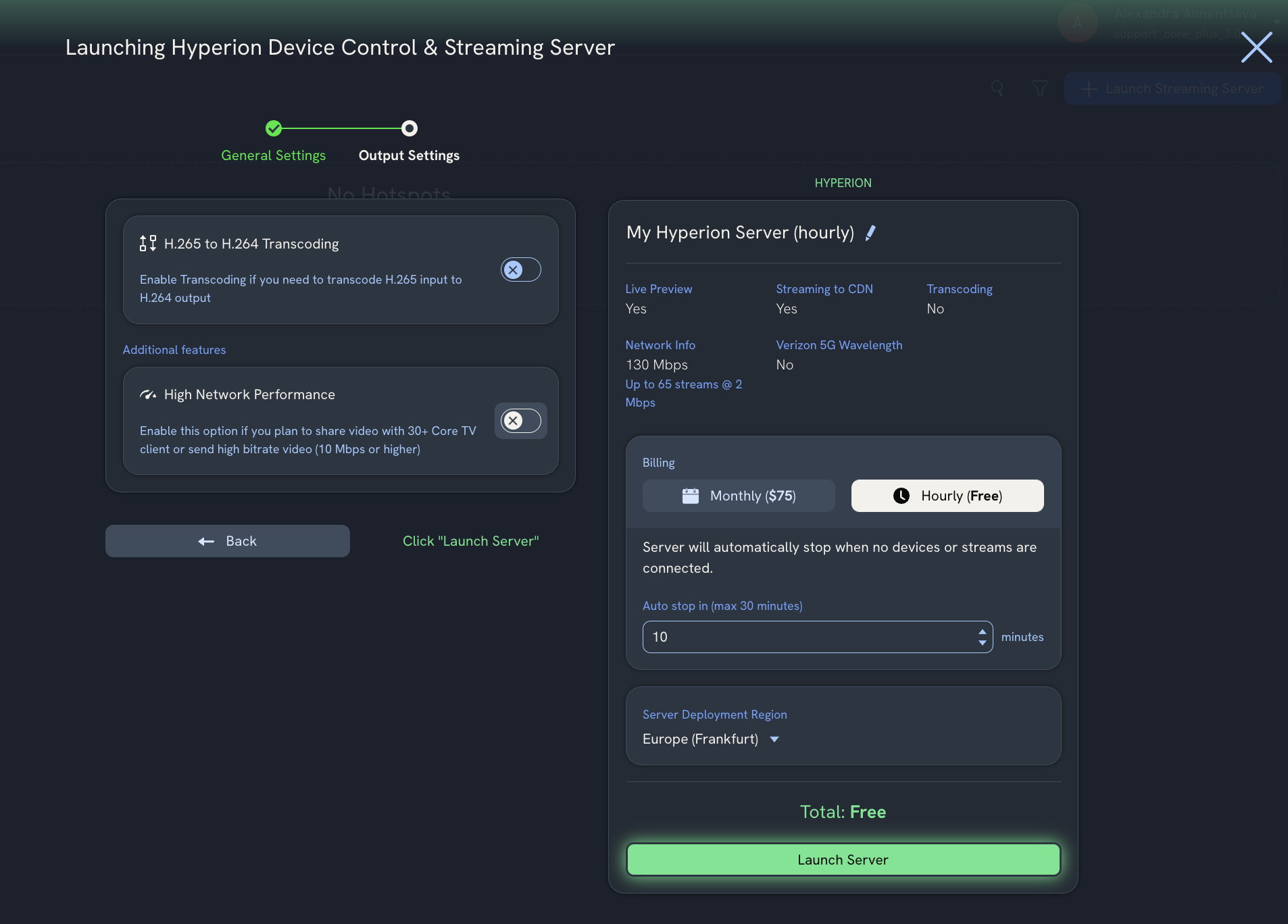 Server Launch Tutorial