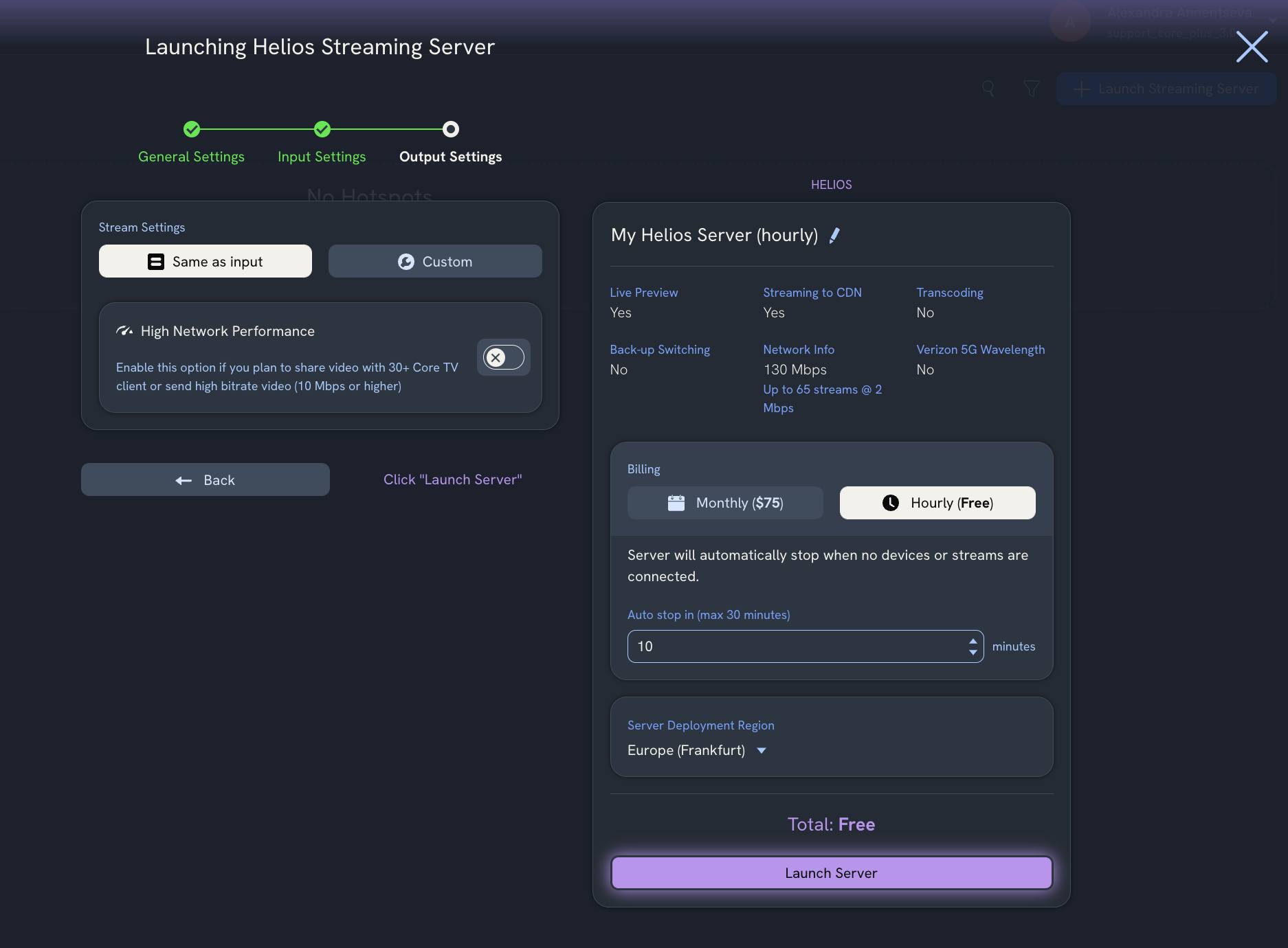 Server Launch Tutorial