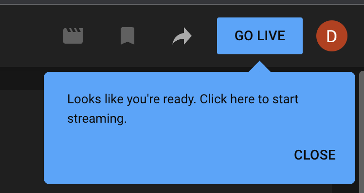 Can't stream to YouTube from the Cloud service