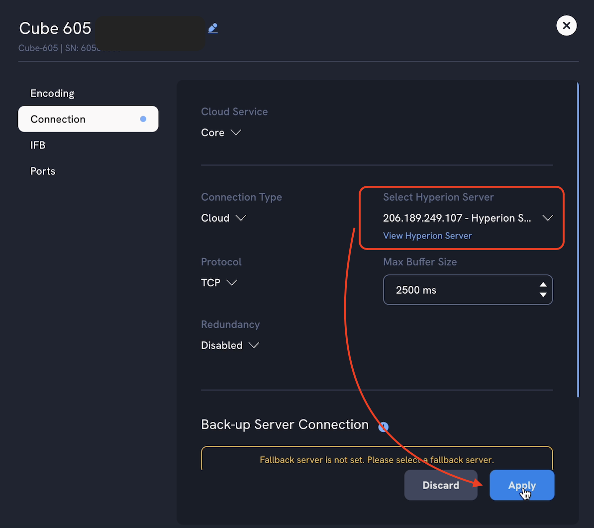 How to Reconnect Your Device to the New Server (for older devices)