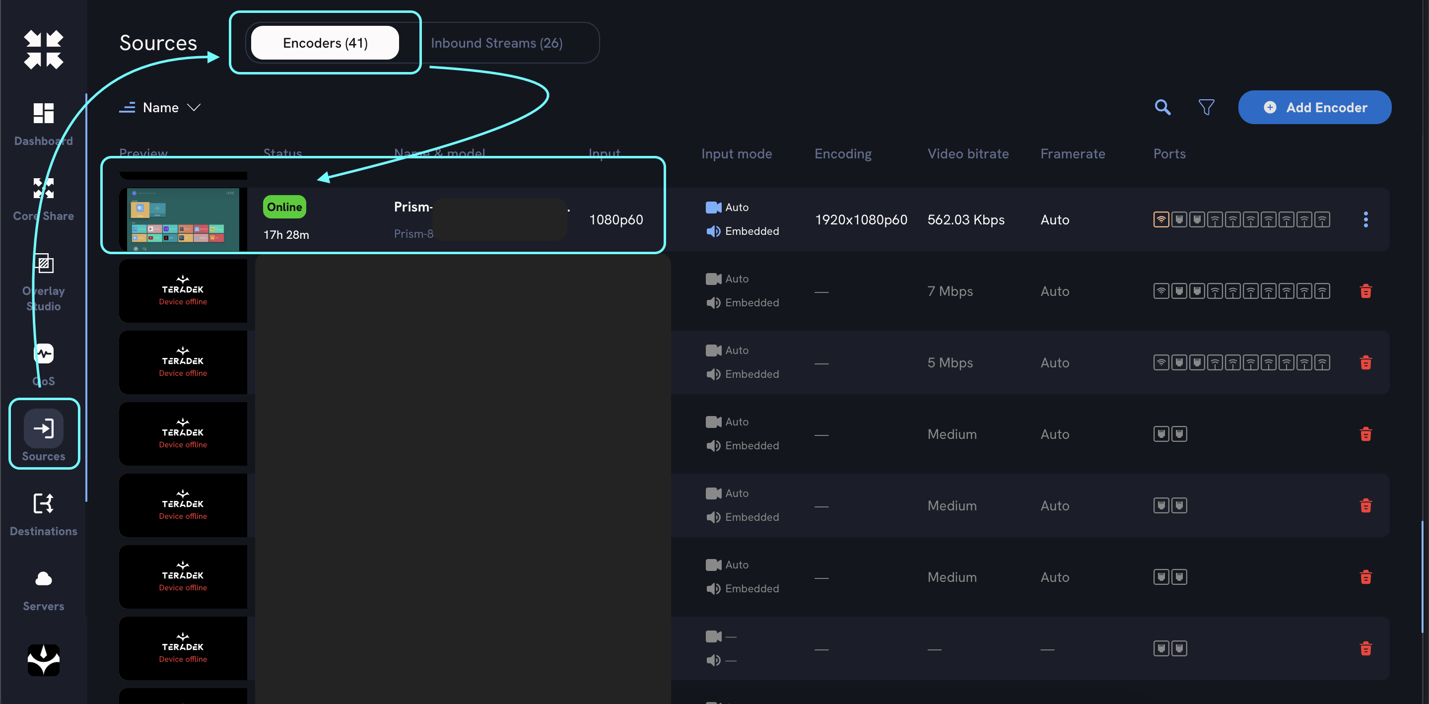 How to connect Prism to Core
