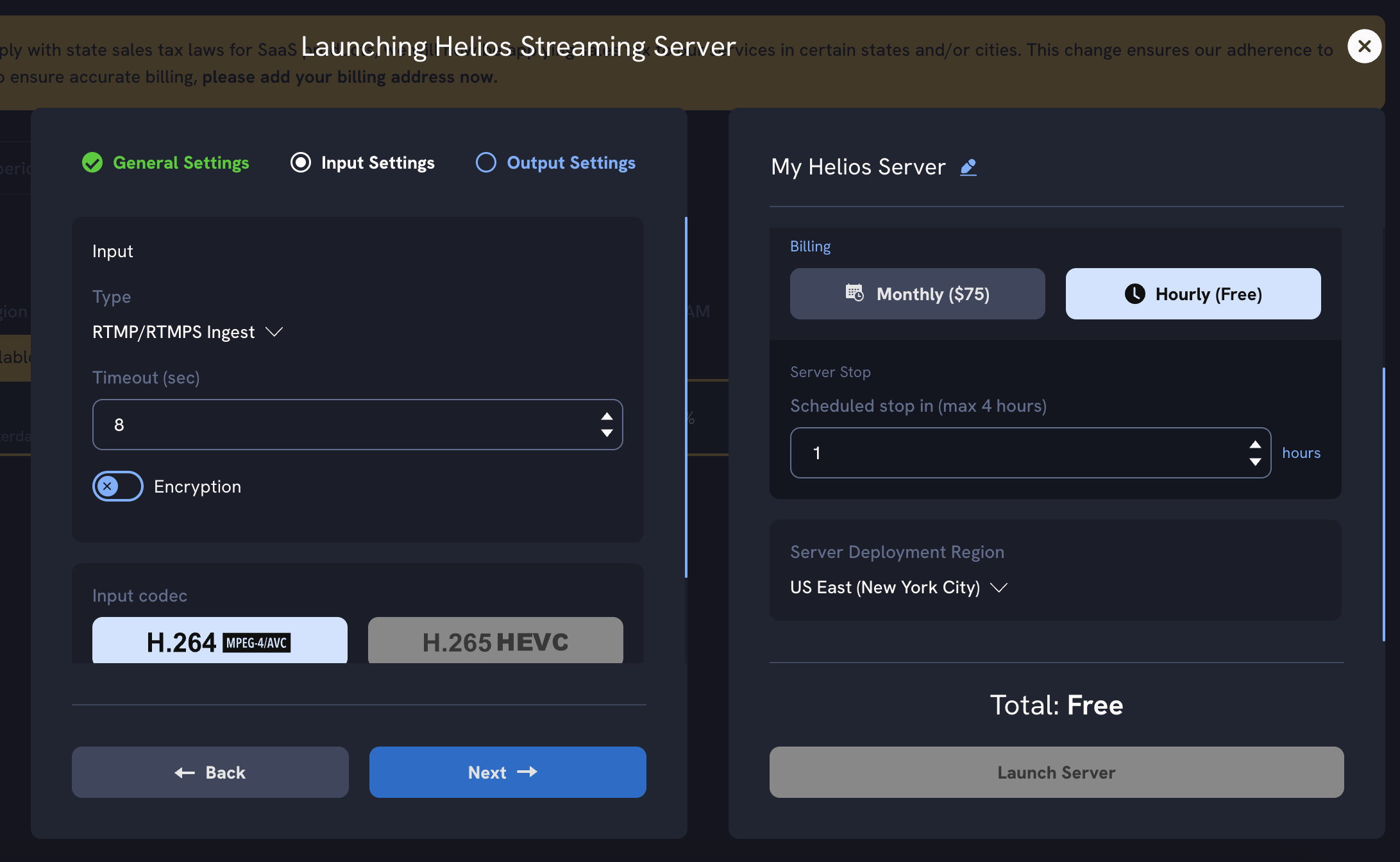 Server Launch Tutorial